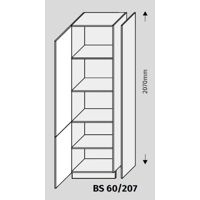 Bočnice BS 60/207 18 mm - DOUBLE SYSTEM | MAXI ORION